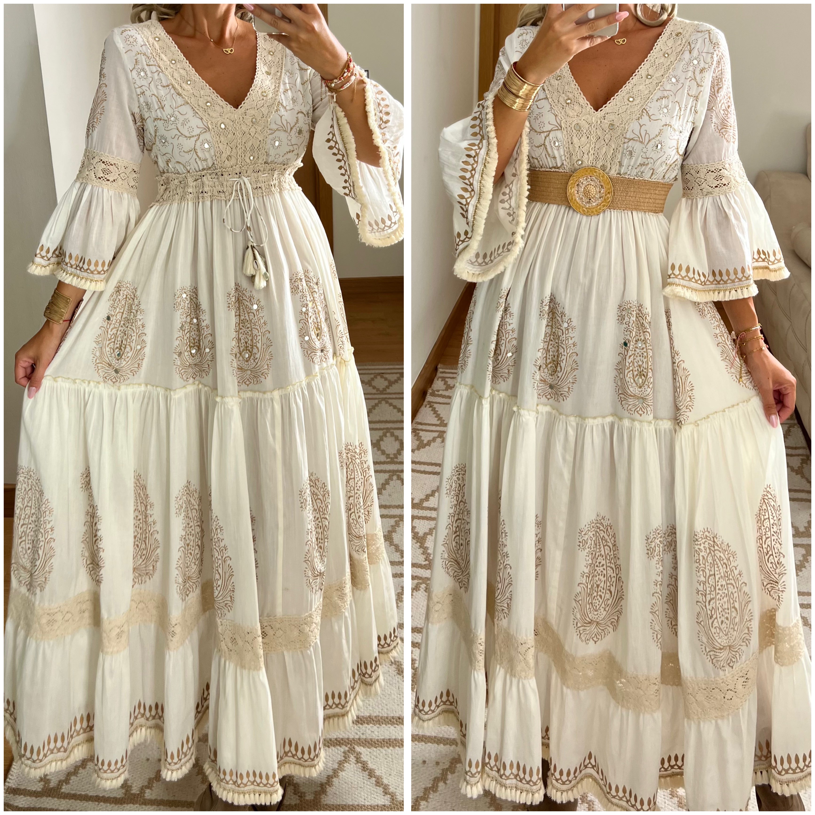 Boho Bloom Maxi Dress | Long Floral Bohemian Dress – Bohemian Love Style